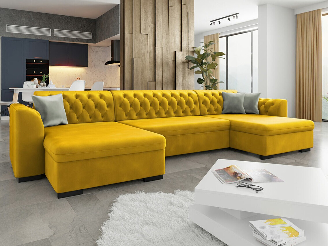 Chesterfield nurgadiivan Comfivo 255 (Magic Velvet 2234 + Magic Velvet 2240) - Elutoamööbel ...