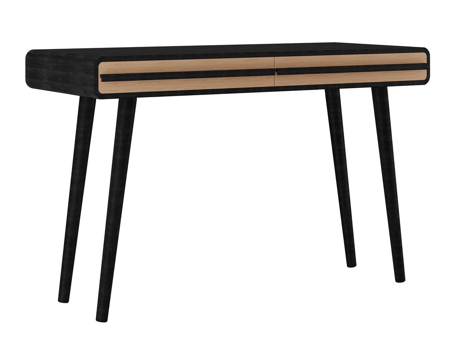 Kirjutuslaud Denton 568 (Must + Tamm) - Kontorimööbel | Moobel1.ee