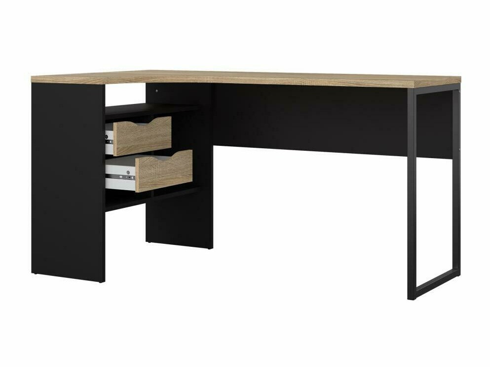 Kontori nurgalaud Tustin 201 (Tamm + Matt must) - Kirjutuslauad ...